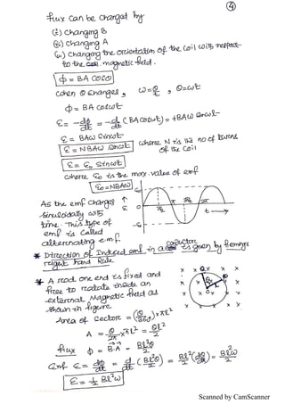 class 12 physics electromagnetic induction | PDF