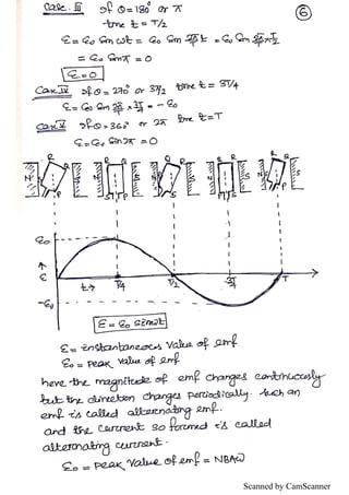 class 12 physics electromagnetic induction | PDF