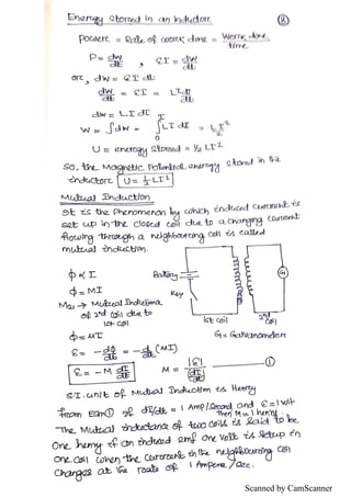 class 12 physics electromagnetic induction | PDF