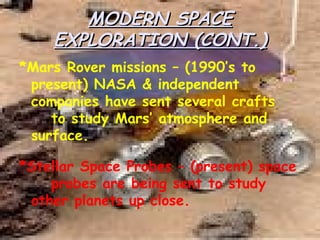 Ch. 22 space exploration pp notes 6th grade | PPT