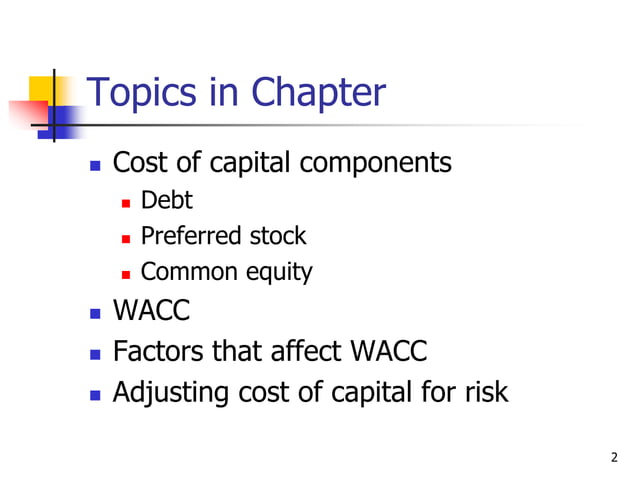 Ch. 6ed Cost of Capital.ppt.ppt