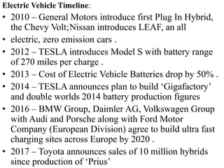 History of Electric Vehicle | PPTX