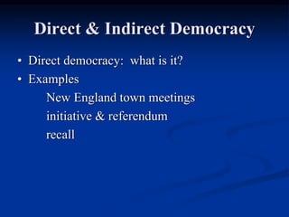 Ch. 1.ppt | Civic affairs | Politics