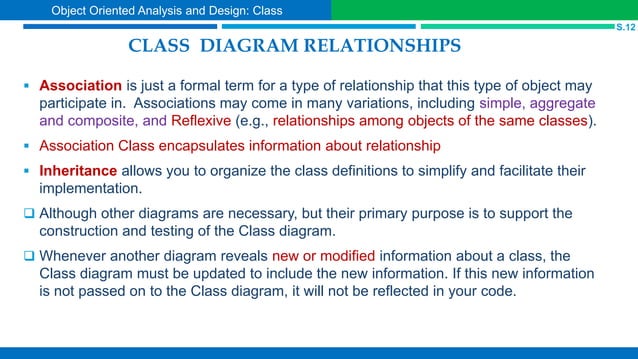 Ch.03 - Class Diagram_1 OBJECT ORIENTED ANALYSIS AND DESIGN [O] .pptx