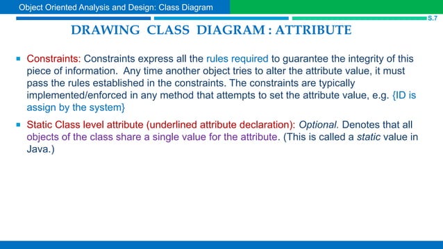 Ch.03 - Class Diagram_1 OBJECT ORIENTED ANALYSIS AND DESIGN [O] .pptx