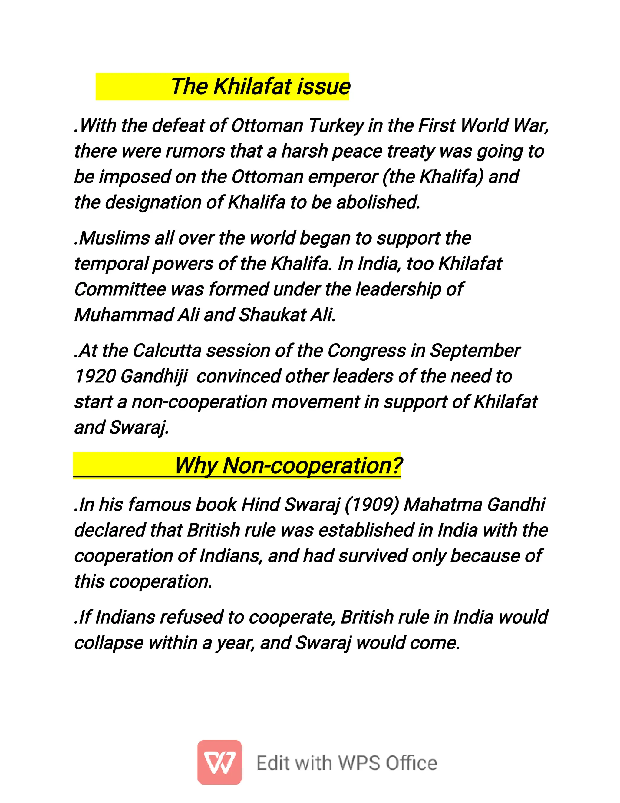 Nationalism in India And All About It | Notes , Pdf ! Class 10th ! ! | PDF