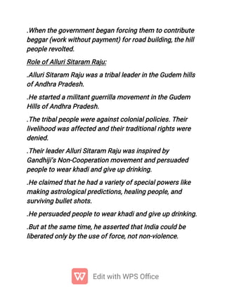 Nationalism in India And All About It | Notes , Pdf ! Class 10th ! ! | PDF