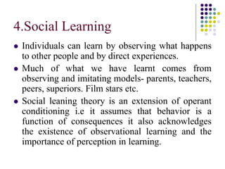 ch.3 learning. for organisation developmentppt | PPT