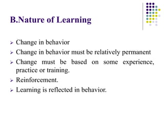 ch.3 learning. for organisation developmentppt | PPT