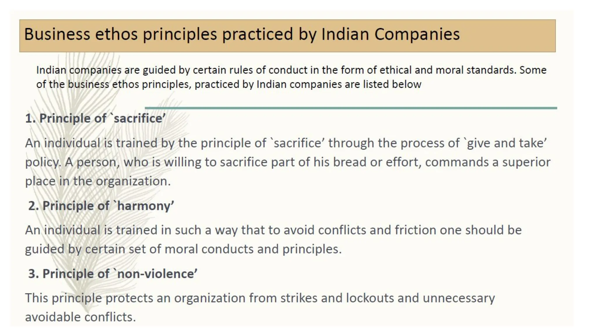 Indian Ethos and values-“The characteristic Spirit and Beliefs of ...
