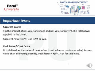 Ch.2 A.C Circuit.ppt for electrical engineering | PPT