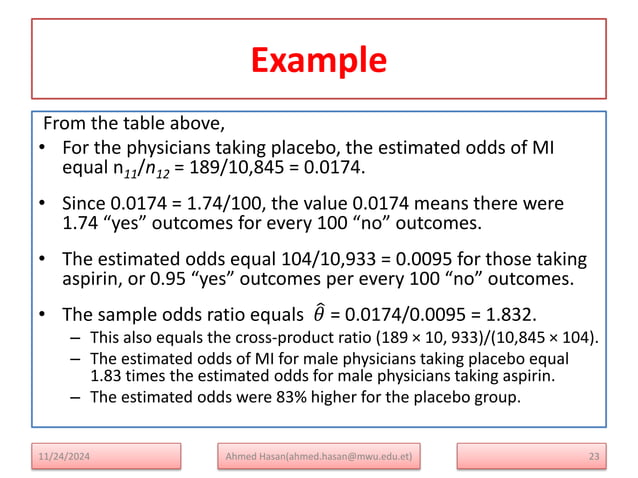 Introduction to Categorical Data Analysis: Contingency Table | PDF