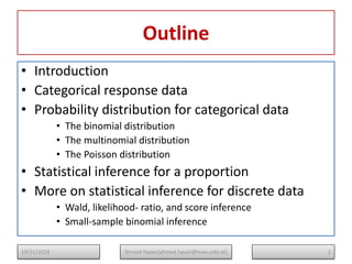 Introduction to Categorical Data Analysis | PDF