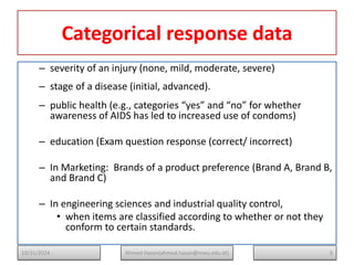Introduction to Categorical Data Analysis | PDF