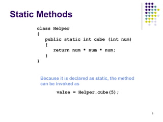 Ch. 6 -Static Class Members.ppt programming | PPT