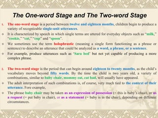 Ch. 13 George Yule First Language Acquisition | PDF