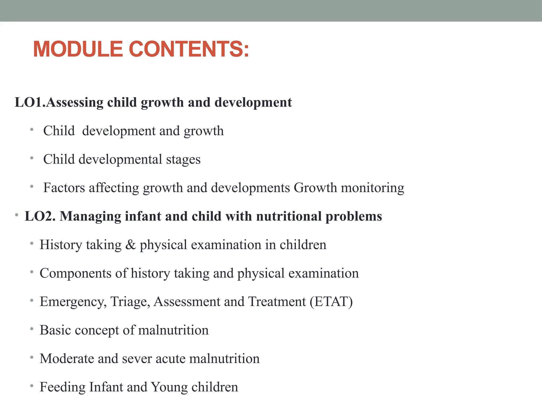 introduction to child health managements | PPT