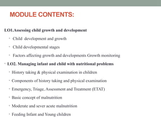 introduction to child health managements | PPTX