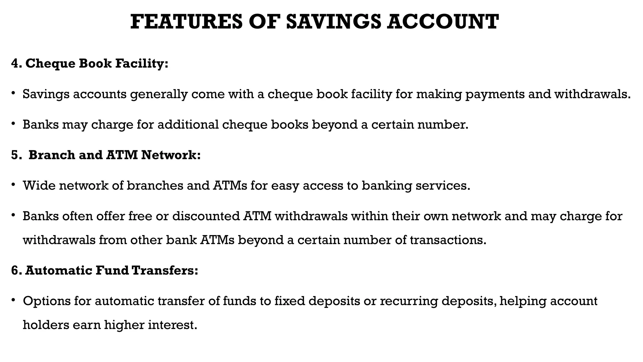 Types of Account, Functions of ATM and types of ATM | PPTX