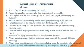 Ch.3 Lifting - Moving Victim and save moving for patients | PPT