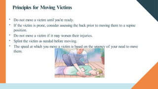 Ch.3 Lifting - Moving Victim and save moving for patients | PPT