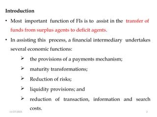 Chapter four - Financial Regulation and its system | PPTX