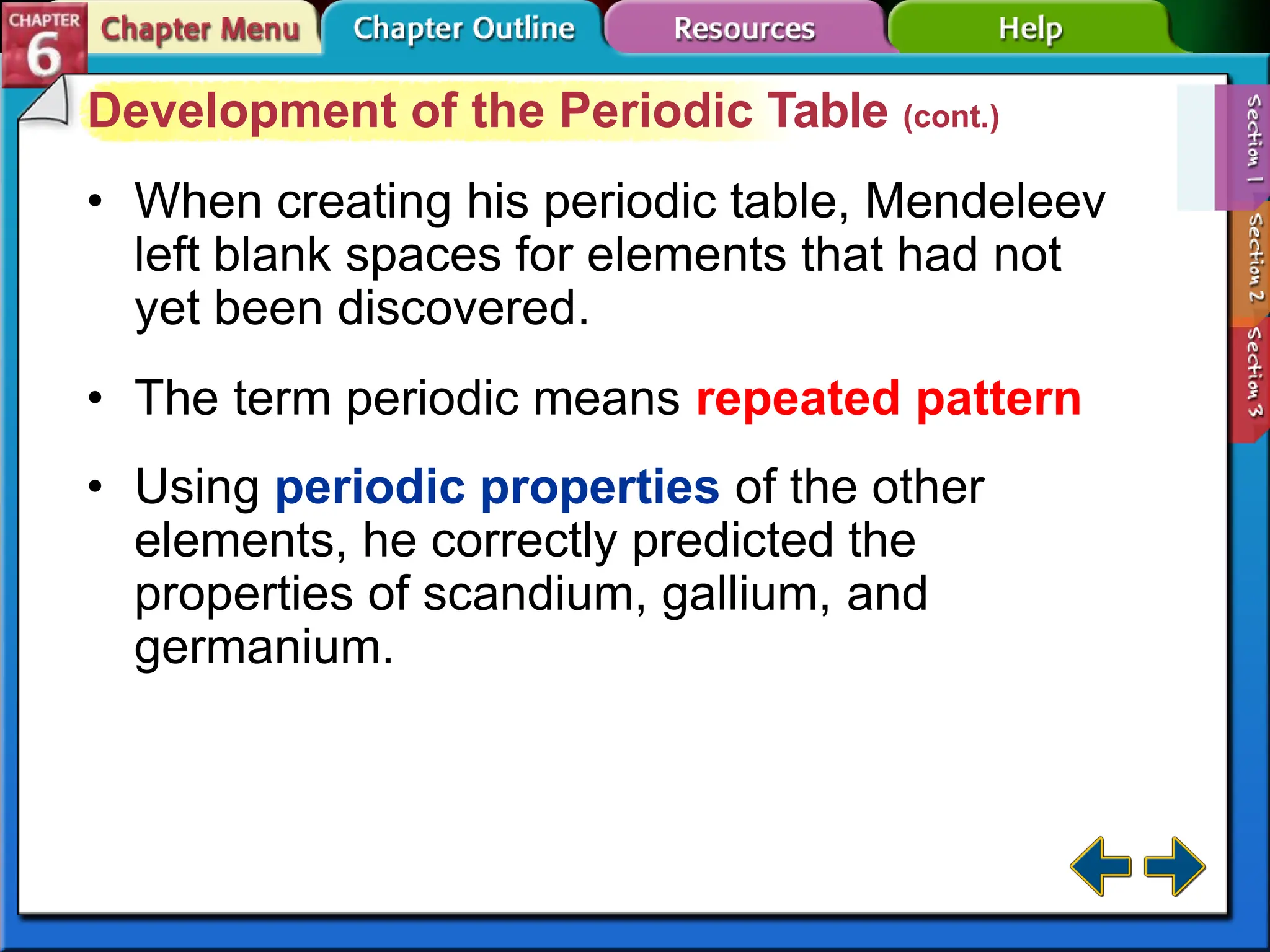 Ch.10 L 1 using the periodic table.grade 8 | PDF