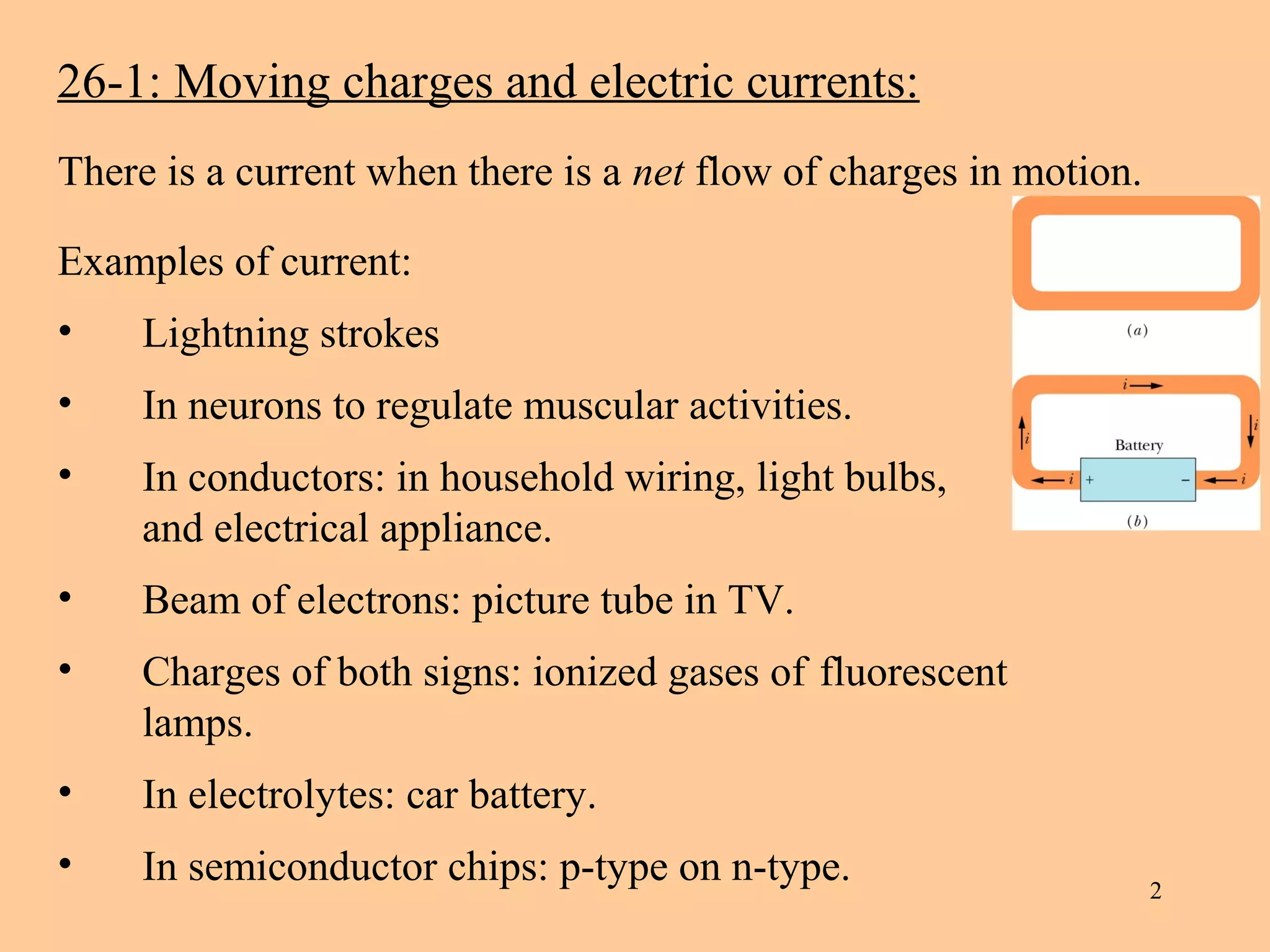 Ch 26-current and resistance | PPT