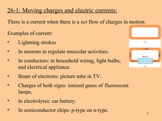 Ch 26-current and resistance | PPT