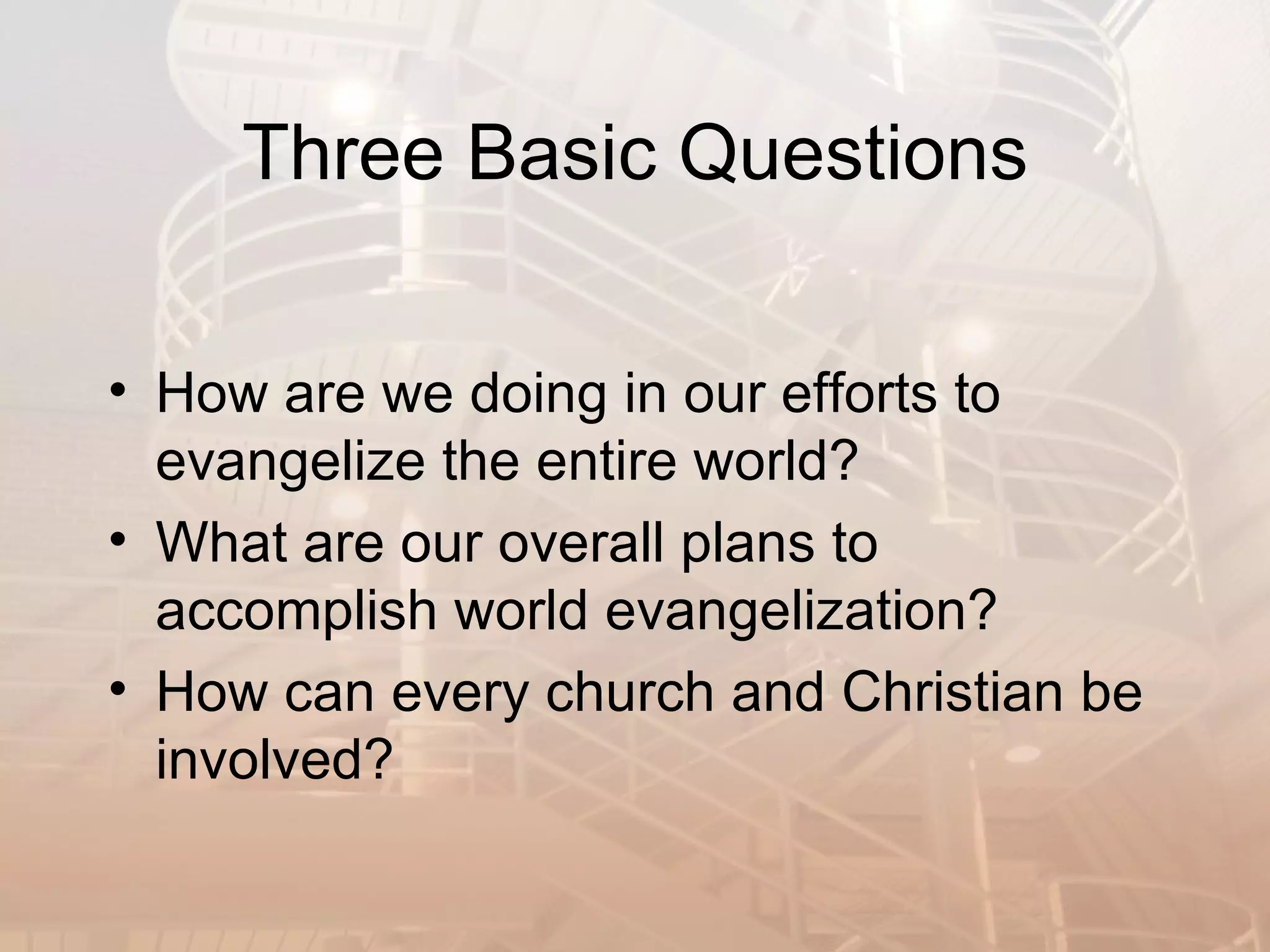 Ch.26 introduction to mission strategy | PPT