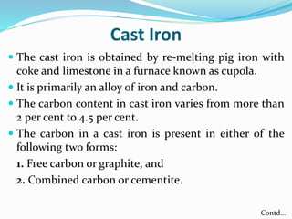 Ch 27.6 cast iron | PPT
