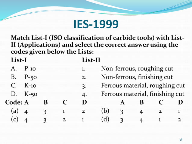 Ch 27.10 cutting tool materials | PPT