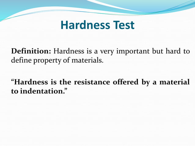 Ch 27.11 hardness test | PPTX | Geology | Science