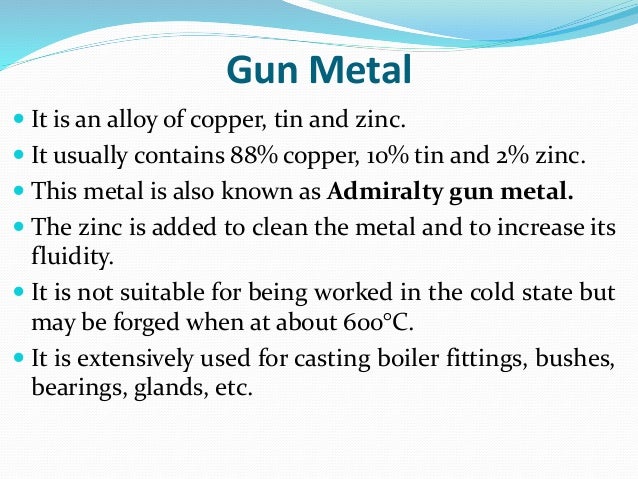 Ch 27.12 common applications of various materials