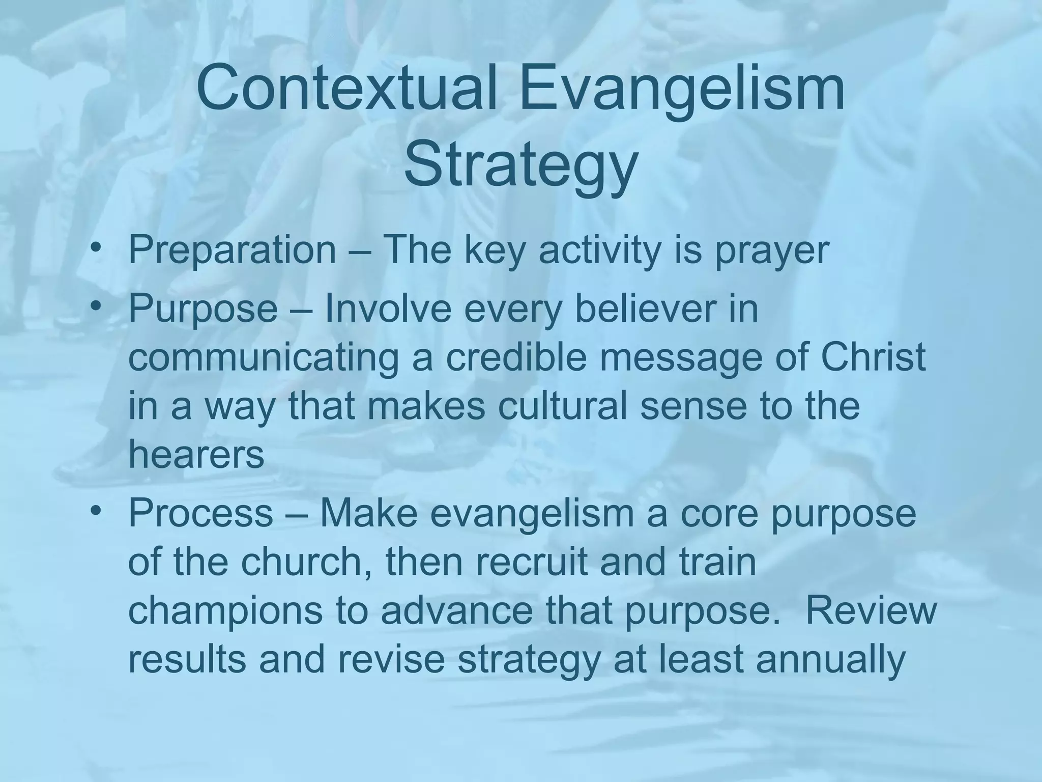 Ch.27 contextual evangelism strategies | PPT