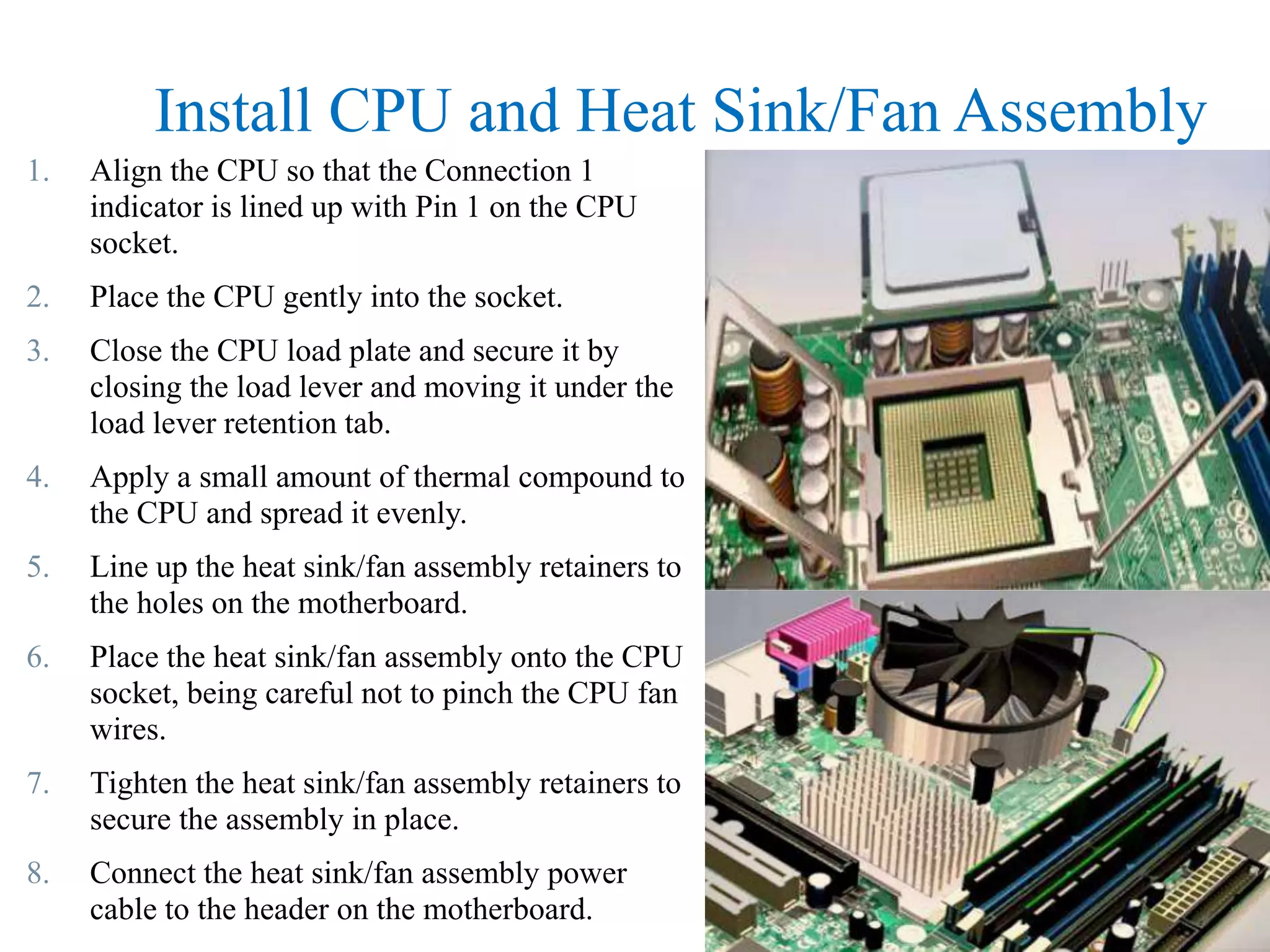 Ch 2 computer assembly disassembly | PPTX