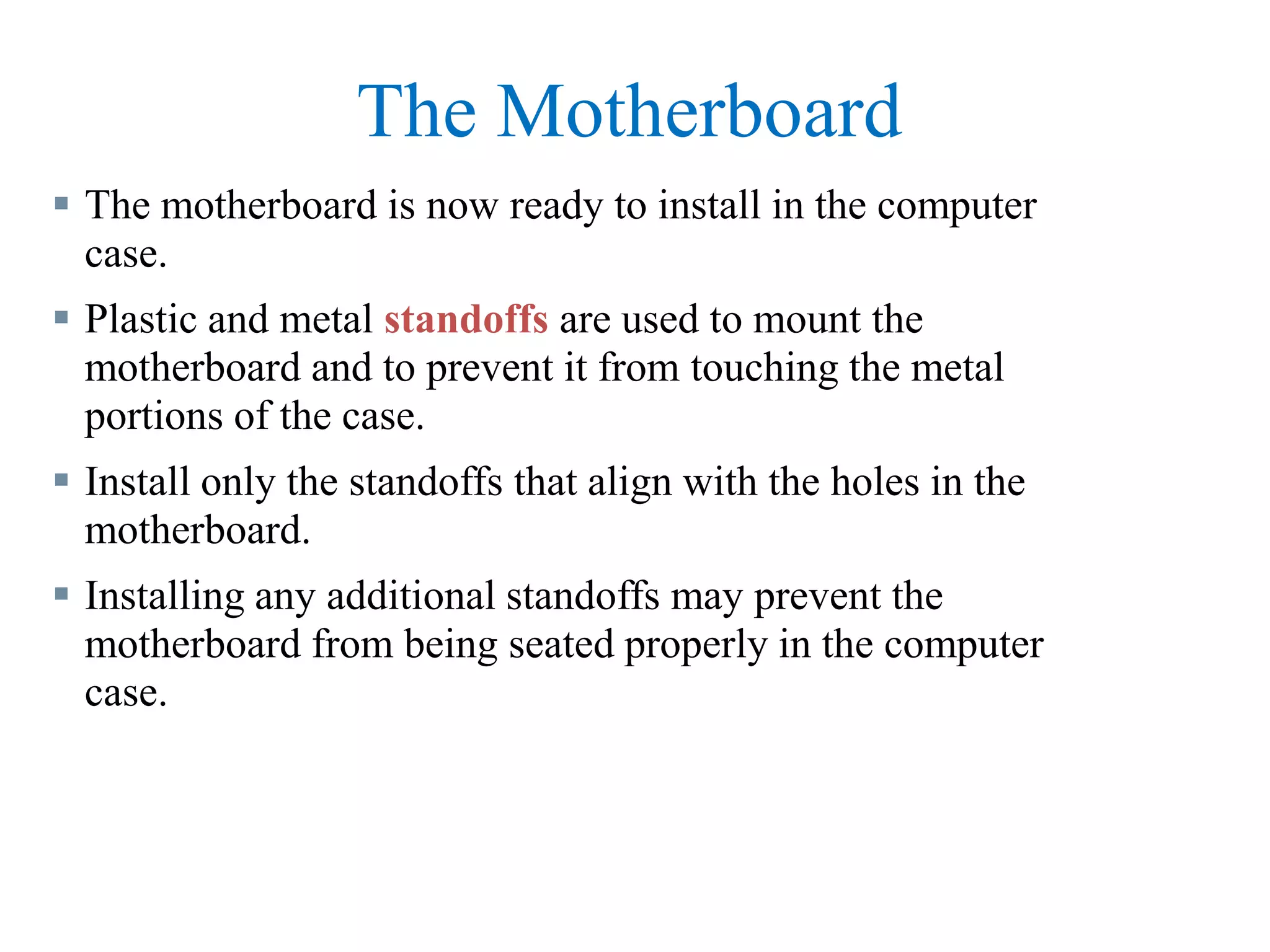 Ch 2 computer assembly disassembly | PPTX