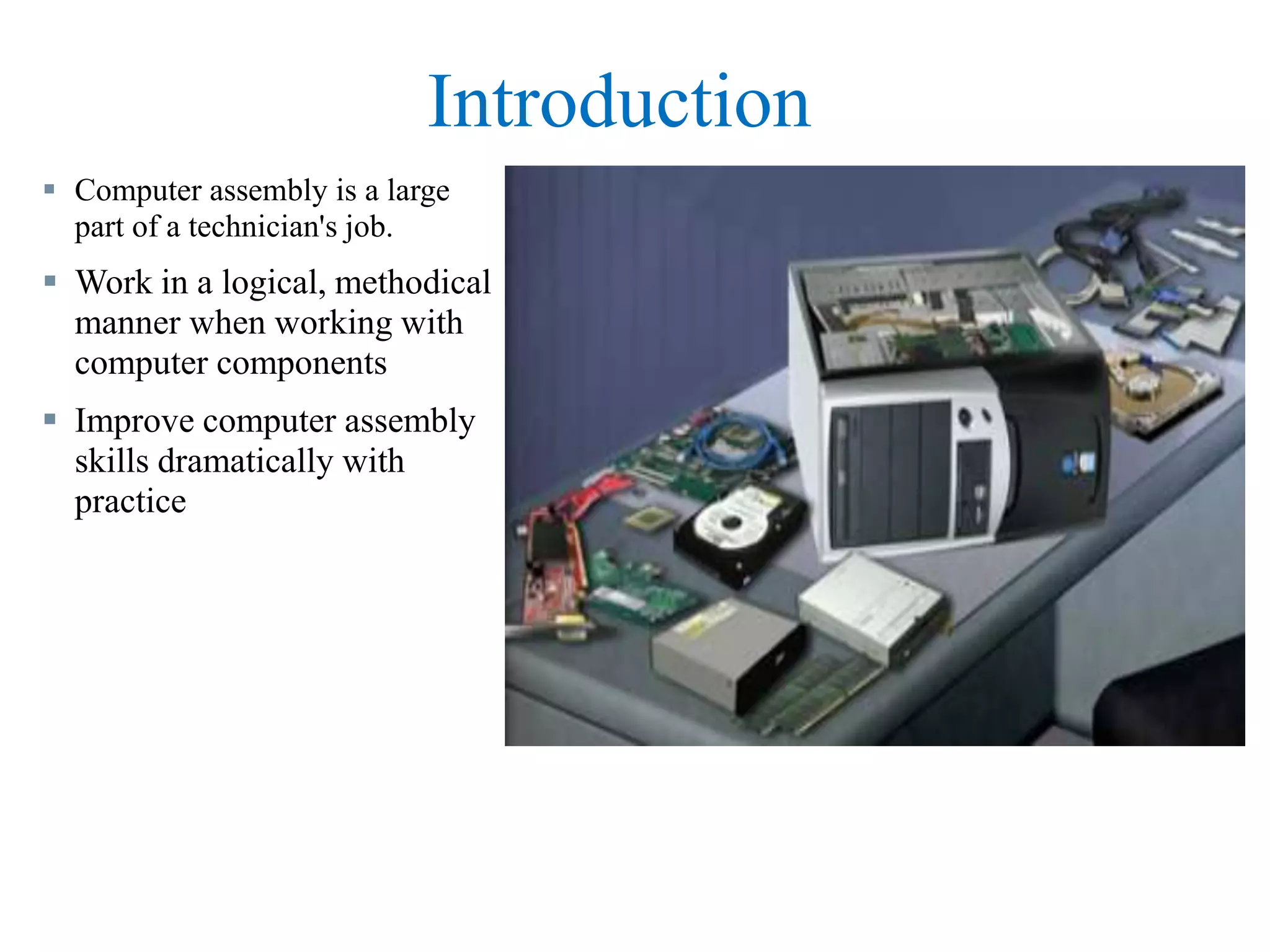 Ch 2 computer assembly disassembly | PPTX