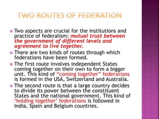 Ch 2 Federalism | PPT | Free Download