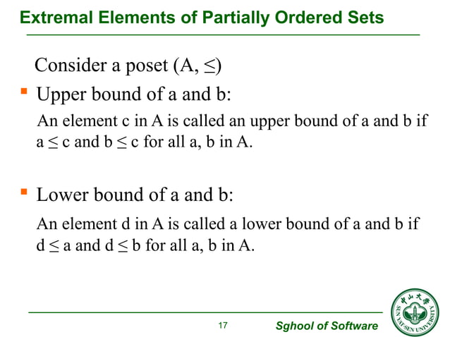 Ch 2 lattice & boolean algebra | PPT | Science