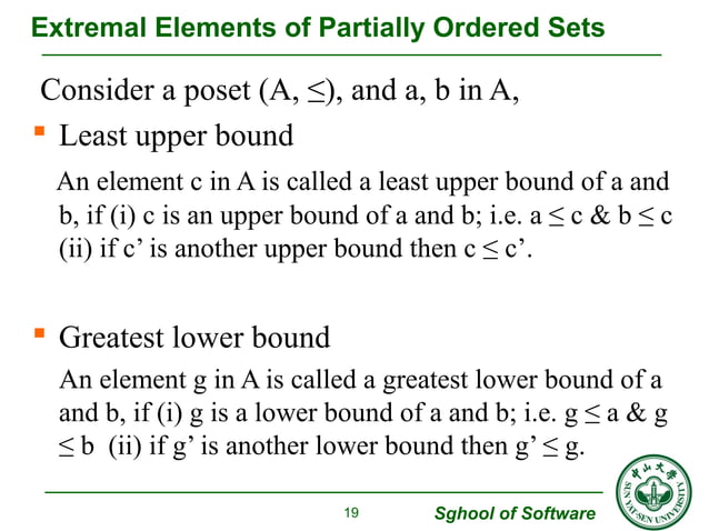 Ch 2 lattice & boolean algebra | PPT | Science