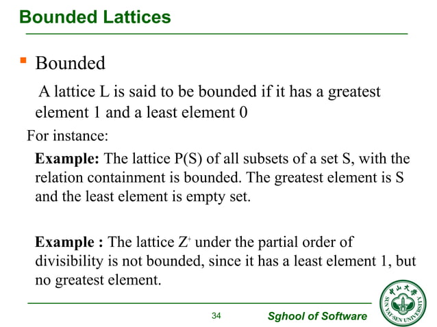 Ch 2 lattice & boolean algebra | PPT | Science