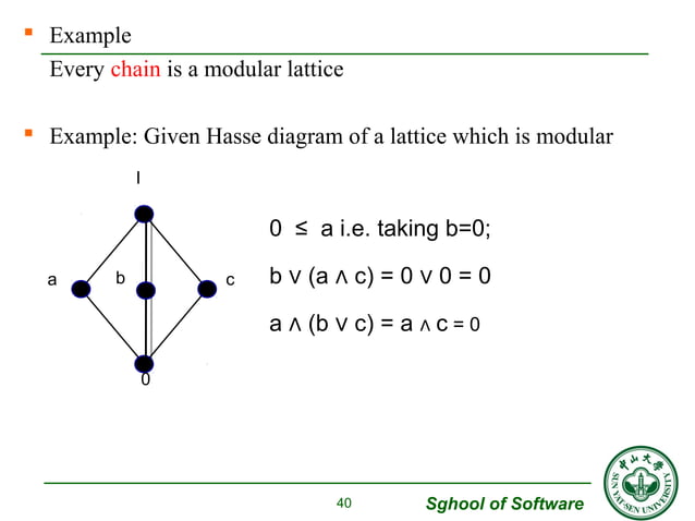 Ch 2 lattice & boolean algebra | PPT | Science