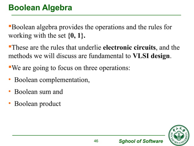 Ch 2 lattice & boolean algebra | PPT | Science