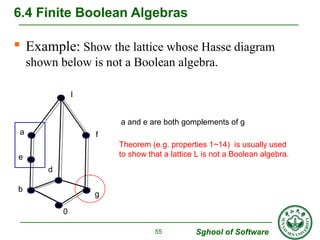 Ch 2 lattice & boolean algebra | PPT
