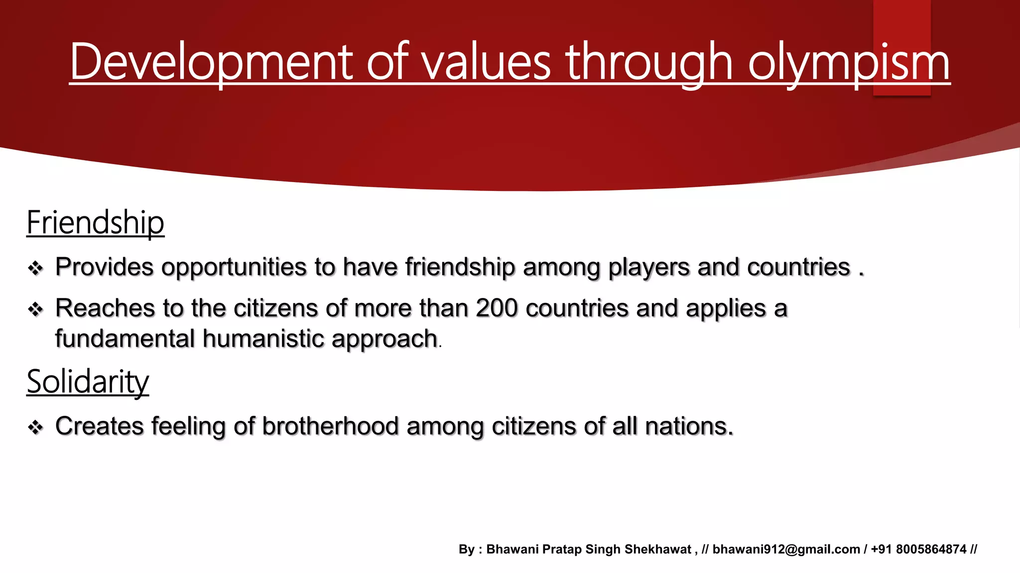 class 11th cbse Ch 2 Olympic value education by bhawani pratap singh ...