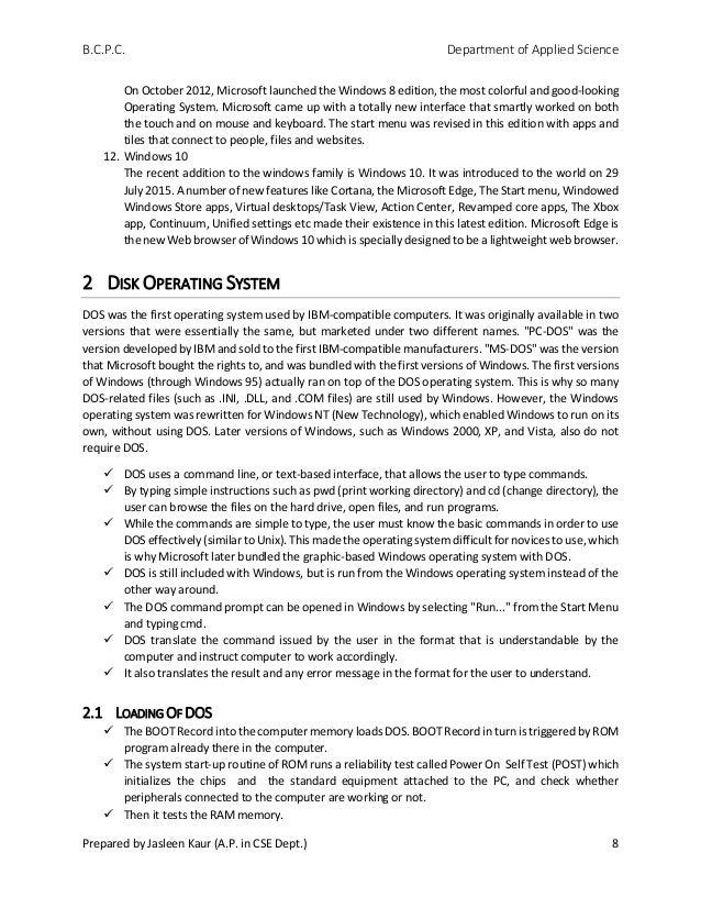 Operating system notes pdf