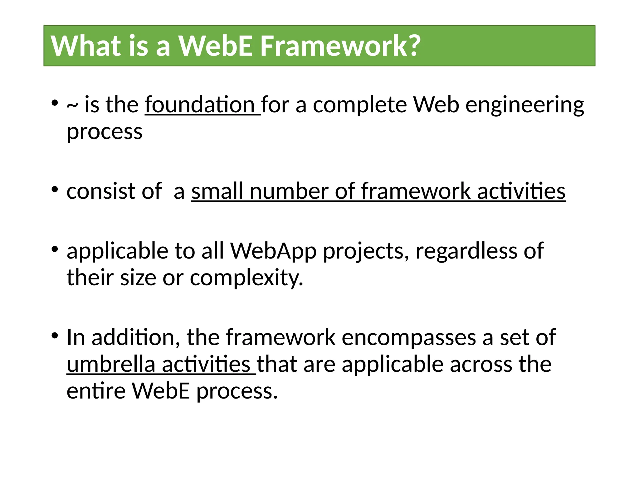 Ch-2p- WebE Framework_Ch-2p- WebE Framework | PPT