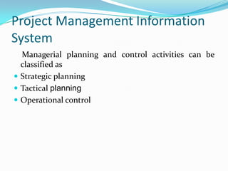 Ch 2 project planning and control | PPTX