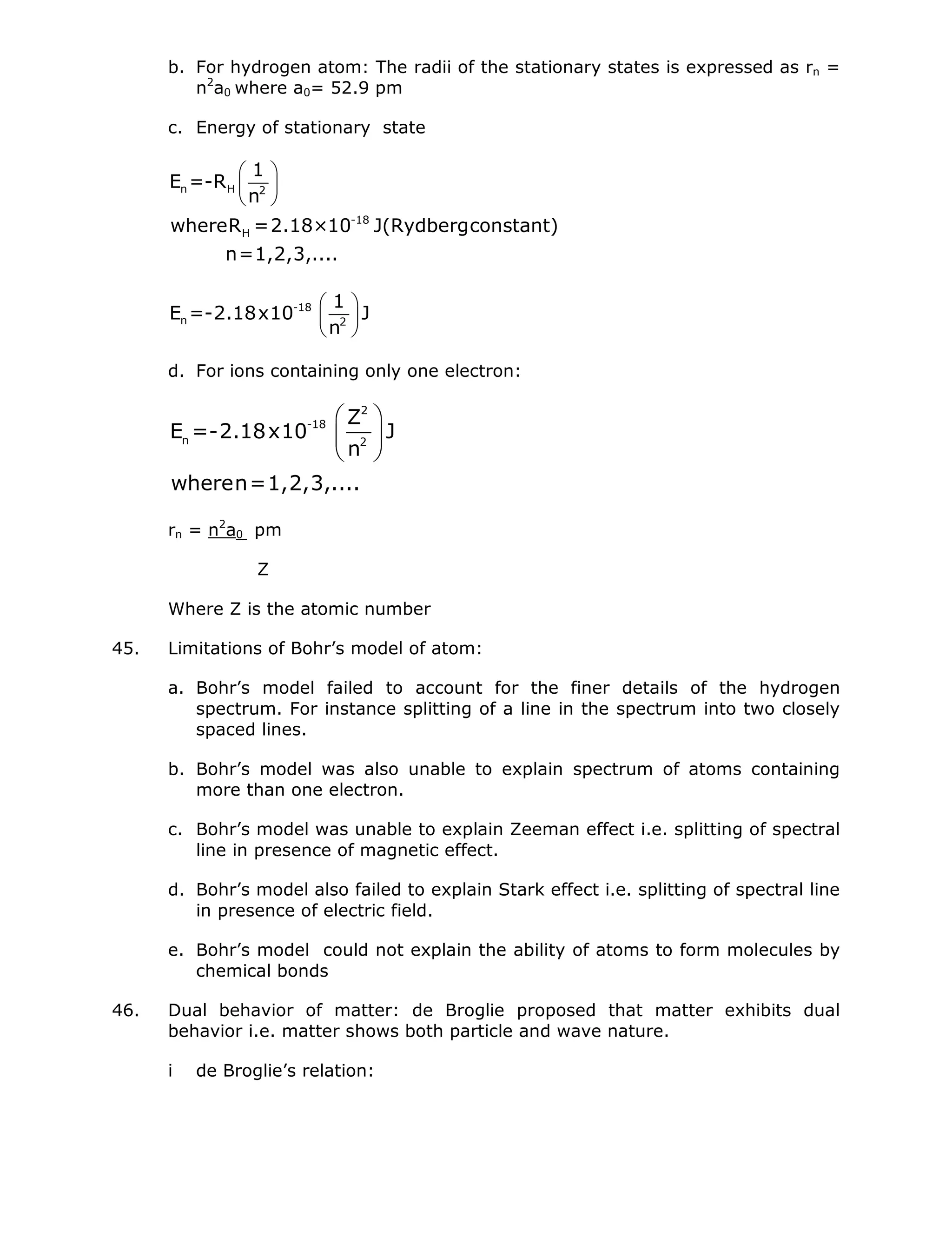 Ch 2 [structure of atom] | PDF